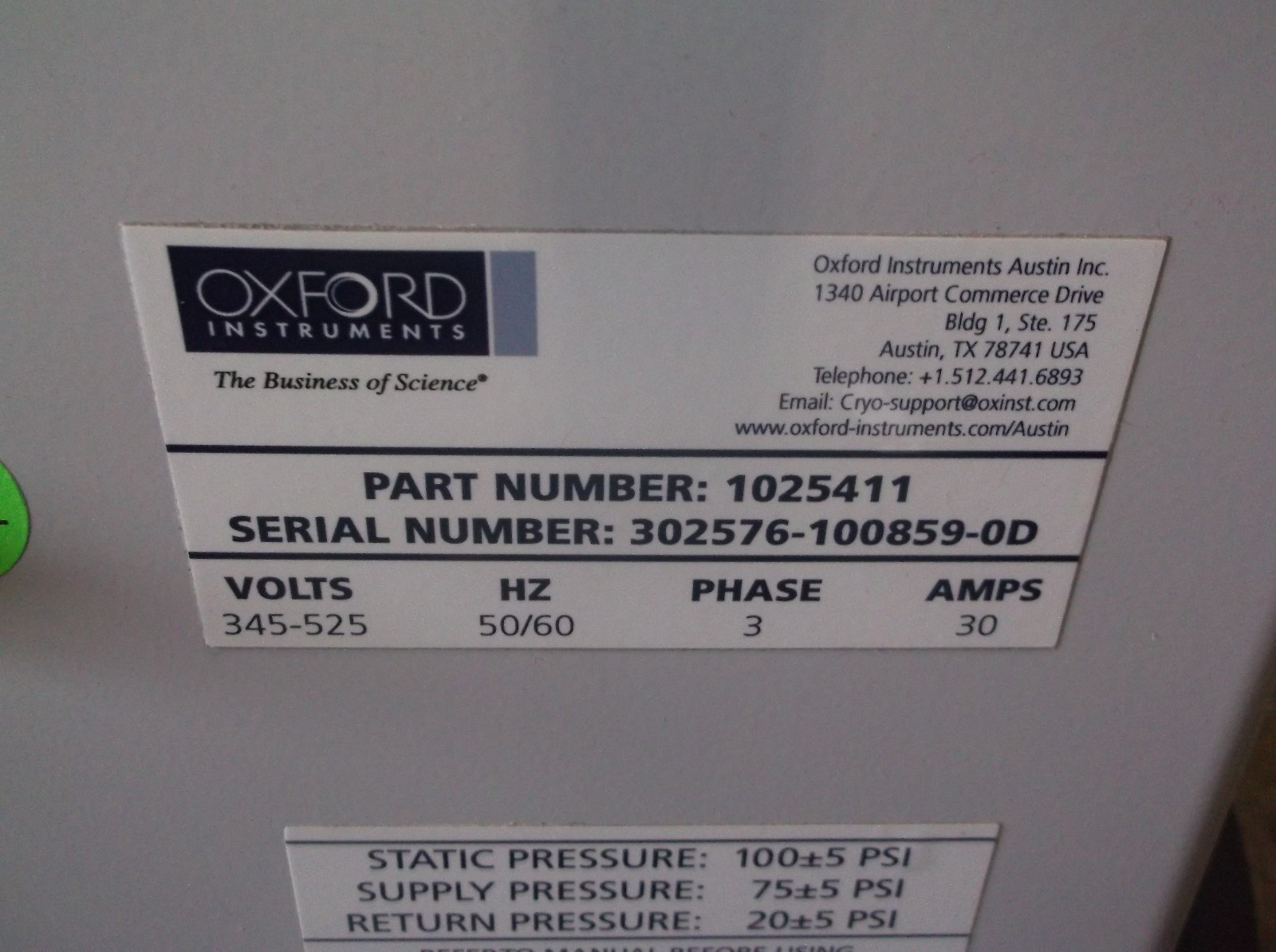 OXFORD INSTRUMENTS CRYO COMPRESSOR M600 | eBay