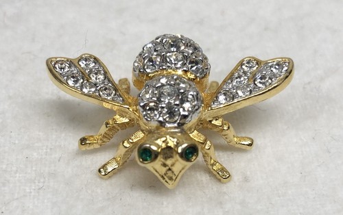Joan Rivers Bug Fly Brooch Goldtone Pave Crystal | eBay