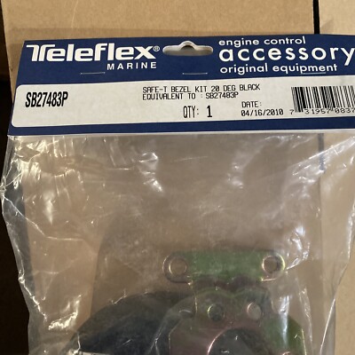 Teleflex Seastar Bezel kit sb27483p SAFE- T. 20 degree black | eBay
