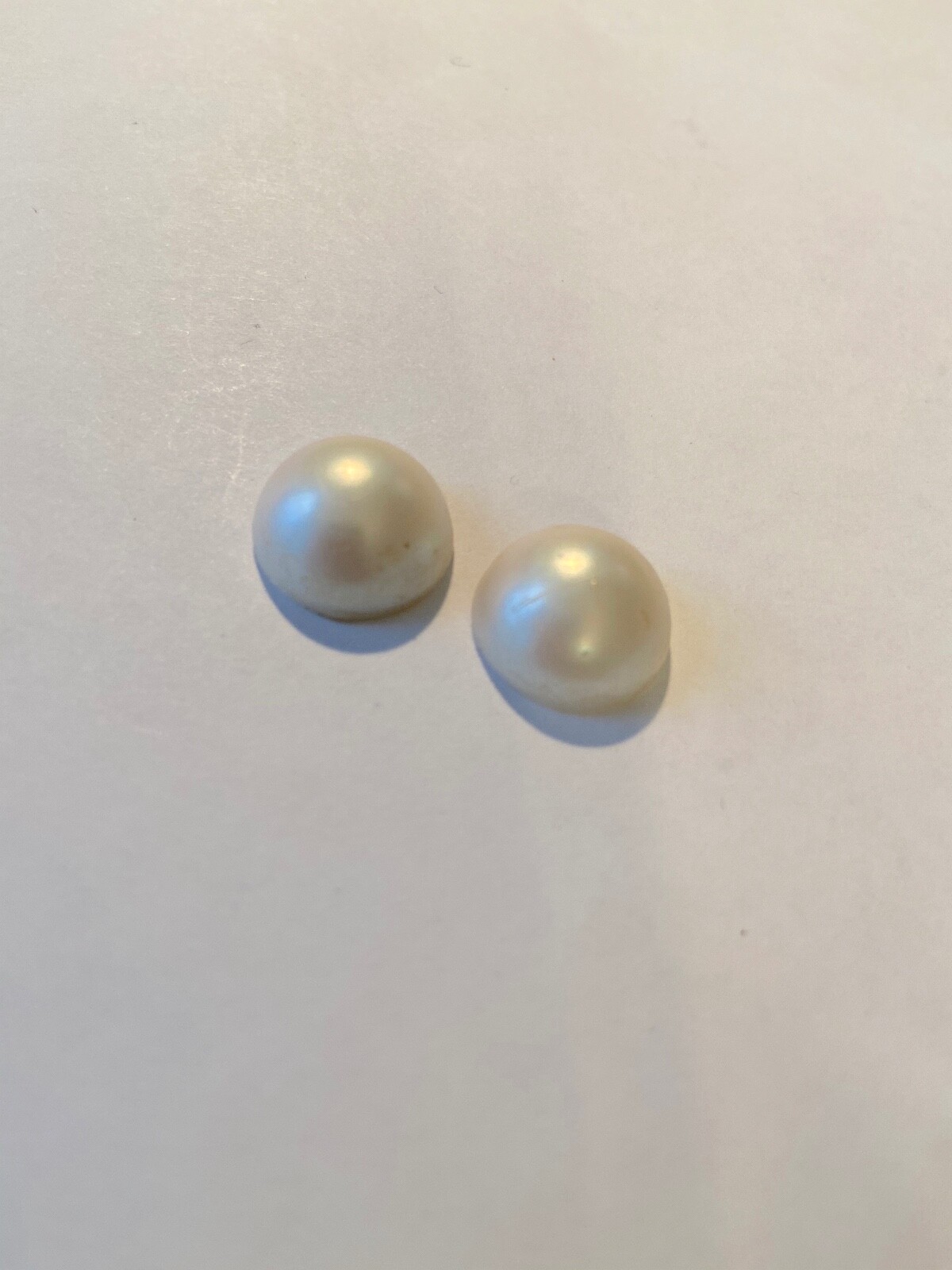 PAIR MOBE MABE PEARLS 15MM ROUND | eBay