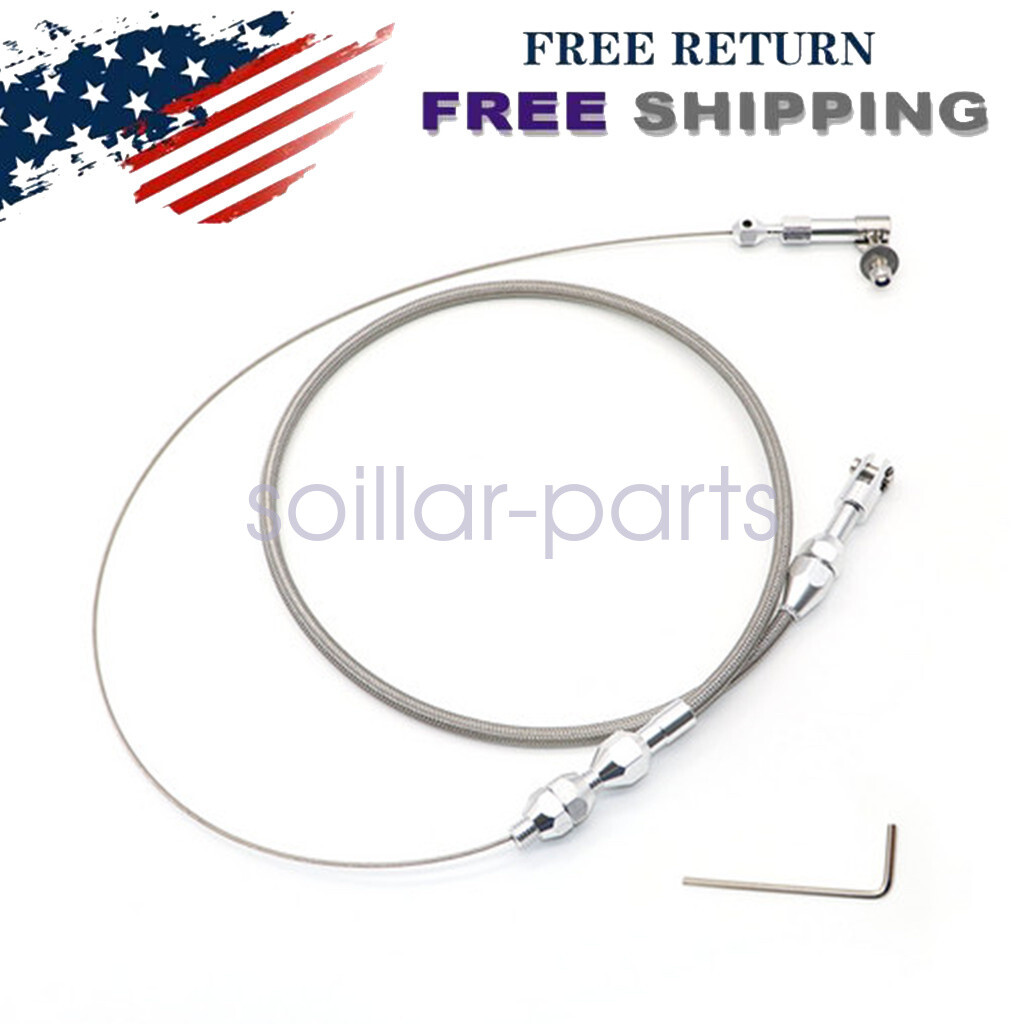 Universal 24" Car Throttle Cable Braided Stainless Steel For Ford | eBay