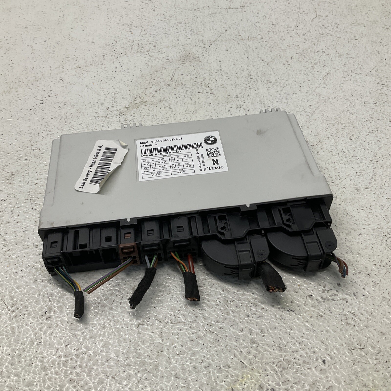 2011-2016 BMW 5 SERIES F10 - FRONT LEFT / RIGHT POWER SEAT CONTROL ...