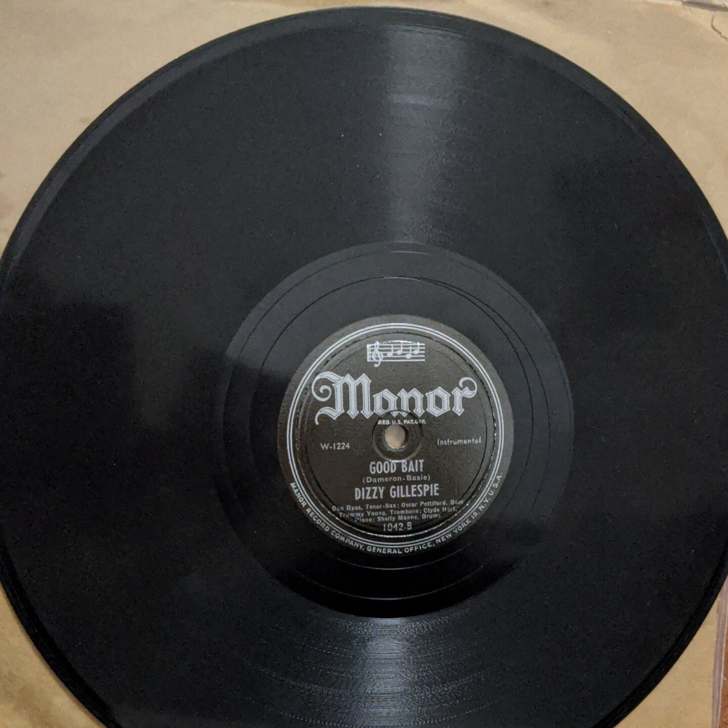 Dizzy Gillespie 78 Don Byas Shelly Manne I CAN'T GET STARTED / GOOD ...