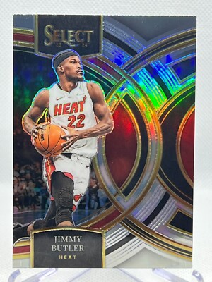 JIMMY BUTLER 2023-24 Panini Select Basketball #161 Premier SILVER PRIZM ...