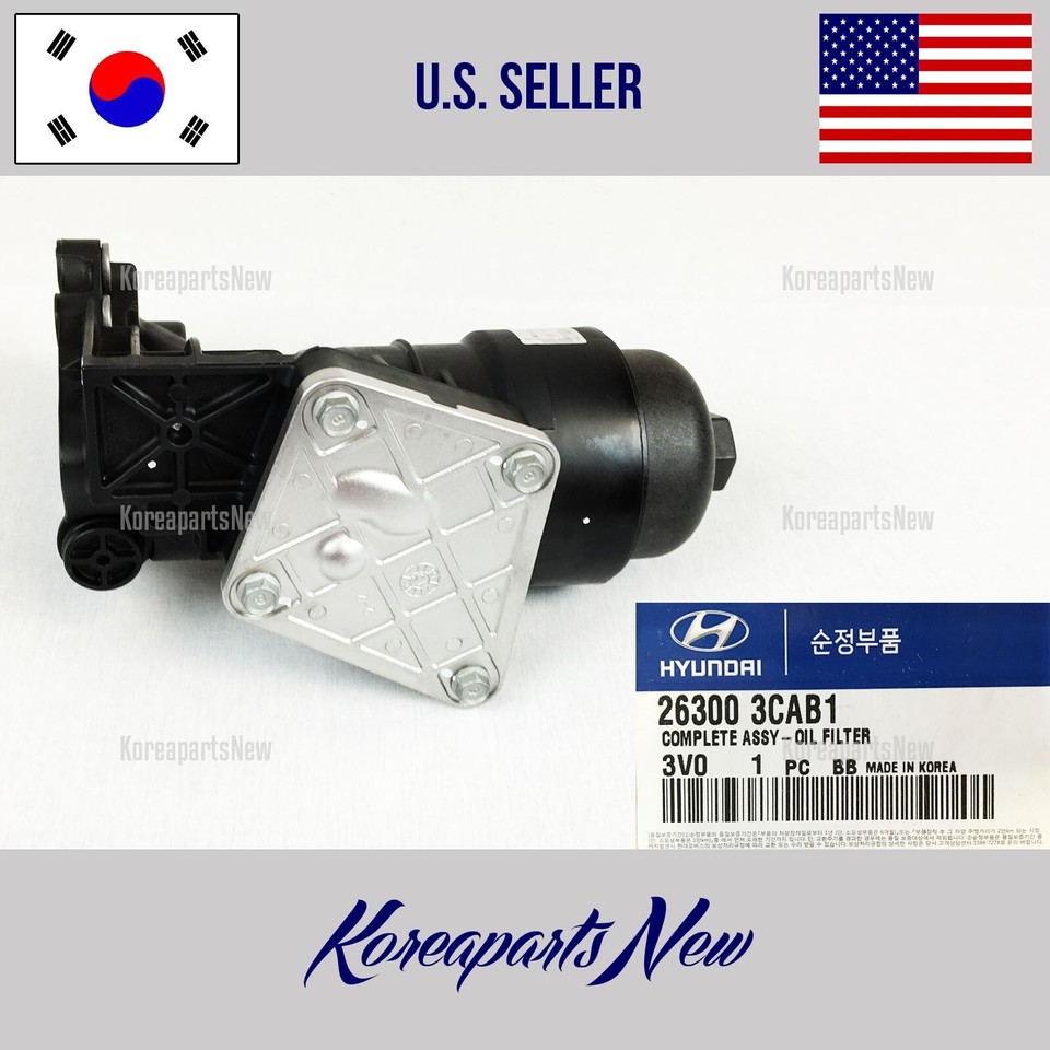 3.3L-V6 ENGINE Oil Filter Housing 263003CAB1 ⭐OEM⭐ Sorento Sedona Santa ...