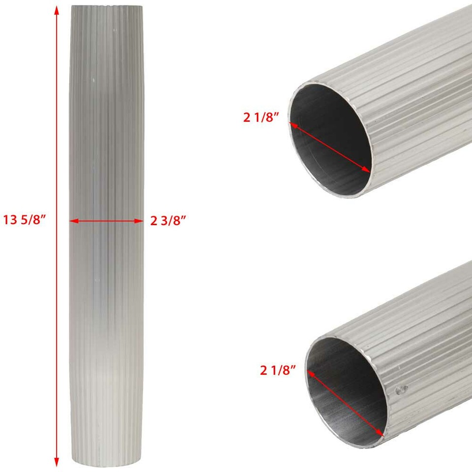 Garelick Boat Table Post 75359-22 | Fluted Aluminum 13 5/8 Inch | eBay