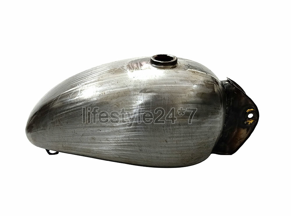 Brand New Royal Enfield Trials Raw Steel Petrol Tank - Best Quality ...