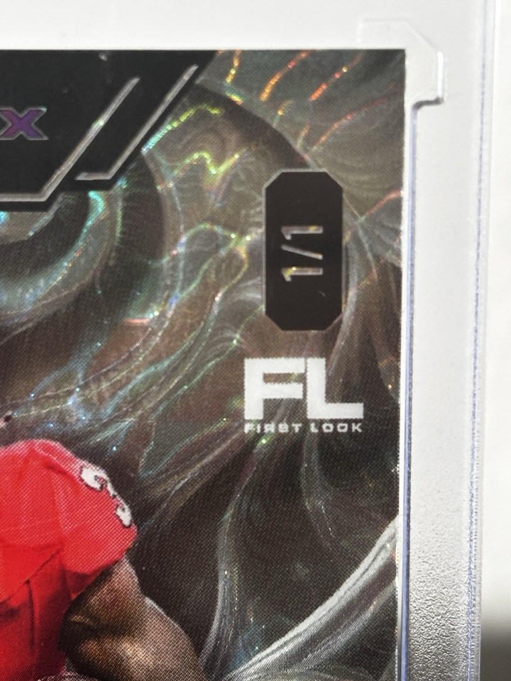 2025 Wild Card Metallix Rookie Auto 1/1 Nate Frazier Pre Rookie Auto RC ...