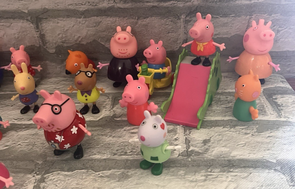 Peppa Pig Family & Friends Toy Figures Collection Characters Jazwares ...