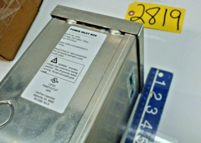 Gen Tran - 14200 Power Inlet Box 20 amps 5000 Watts 250 Volts 6"W x 9 ...