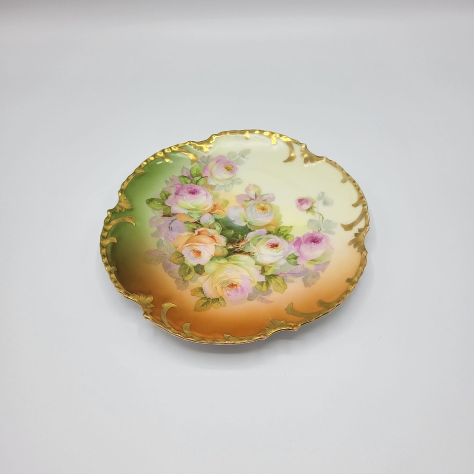 Antique Vtg Royal Munich Bavarian Porcelain Plate 7.75" Hand Painted ...