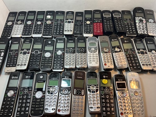 Lot of Vtech, Panasonic, AT&T, Motorola Cordless Home Phones Untested ...
