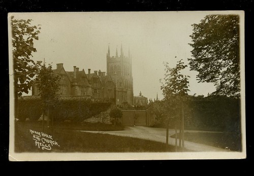 Somerset MELLS Manor House Church 1916 RP PPC mailed from very fine ...