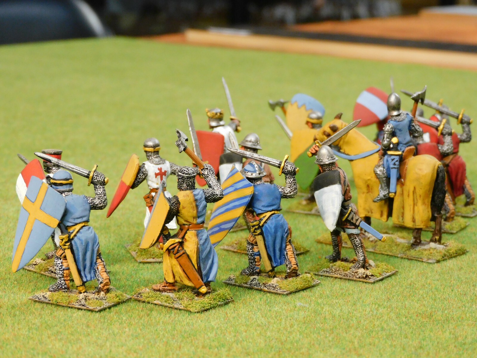 Painted 40mm Early Medieval Wargame Figures (set #2) (40-2) | eBay