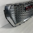 OEM 2021 2022 GMC Yukon Denali Front Grille Galvanized Silver w/ Emblem ...