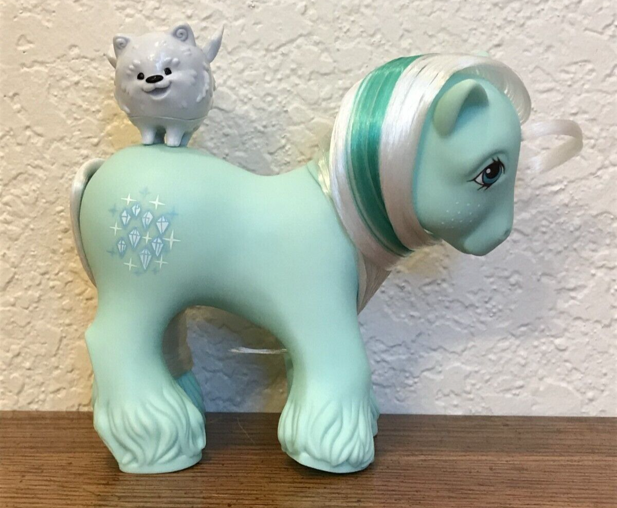 Vintage G1 My Little Pony ICE CRYSTAL MOUNTAIN BOY, BRUSH, Big Brother ...