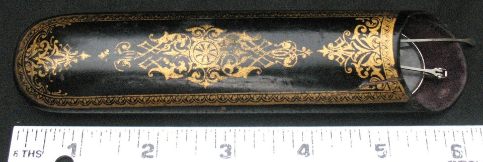 Ant Straight Temple Oval Wire Rim Eyeglasses Spectacles in a Wood Slide ...