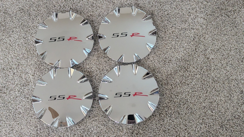 New SSR Chrome center caps that fit OEM Factory Wheels Set of 4 with ...