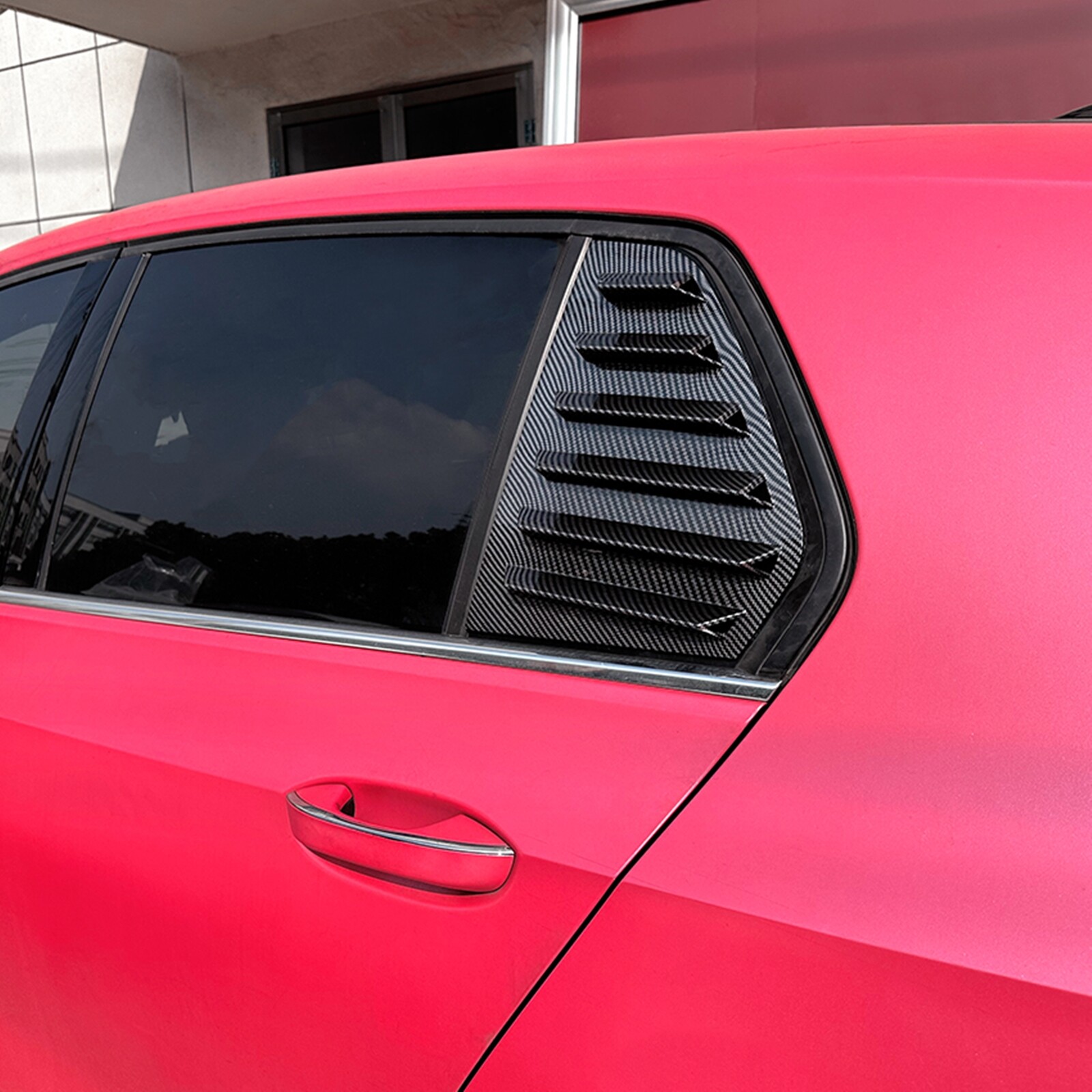 Rear Side Window Louver Shutter Grille Cover For Volkswagen Golf 8 MK8 ...