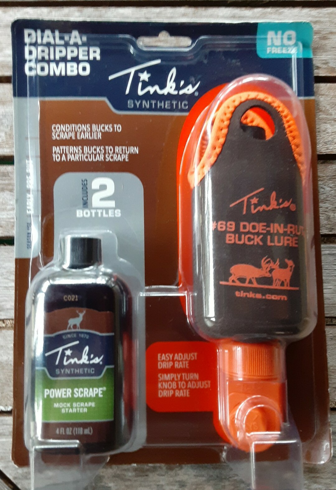 Tink's Synthetic Dial-A-Dripper Combo Buck Deer Hunting Lure Early Pre ...