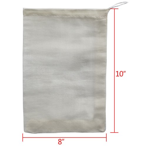 100 Pack 6"x 8" Cotton Muslin Drawstring Reusable Mesh Bath Soap Herbs ...