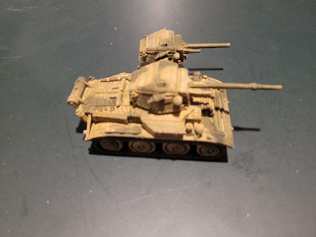 WWII Light Tank Mk VII Tetrarch 1/56 Scale, Extra Turret with ...