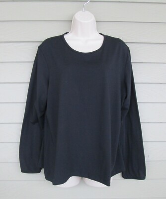 Cuddle Cuddl Duds Womens Black Base Layer Long John top Shirt XXL | eBay