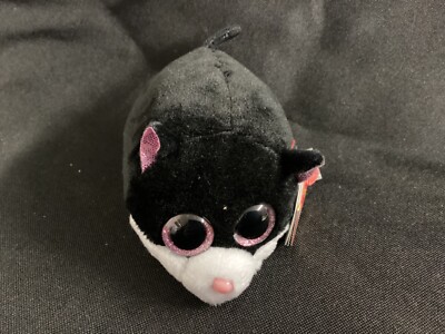 TY Beanie Boos Teeny Tys Cara Black Cat Stackable Plush Stuffed Animal ...