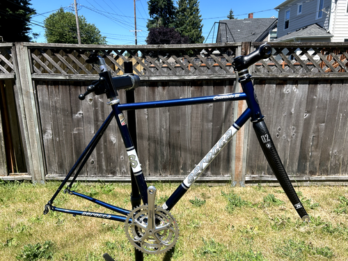 Silver and Blue Serotta Colorado III Road Frame- 50cm | eBay