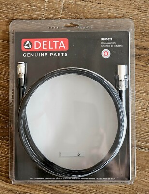 Delta Kitchen Faucet Replacement Hose For Pull Out Spray Wand RP80522 ...