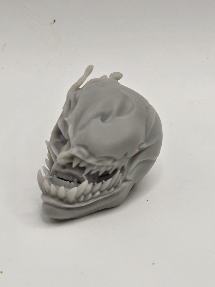 3d Printed VENOM CARNAGE EXTRA LARGE HEAD 6" 1:12 Joe Classified MARVEL ...