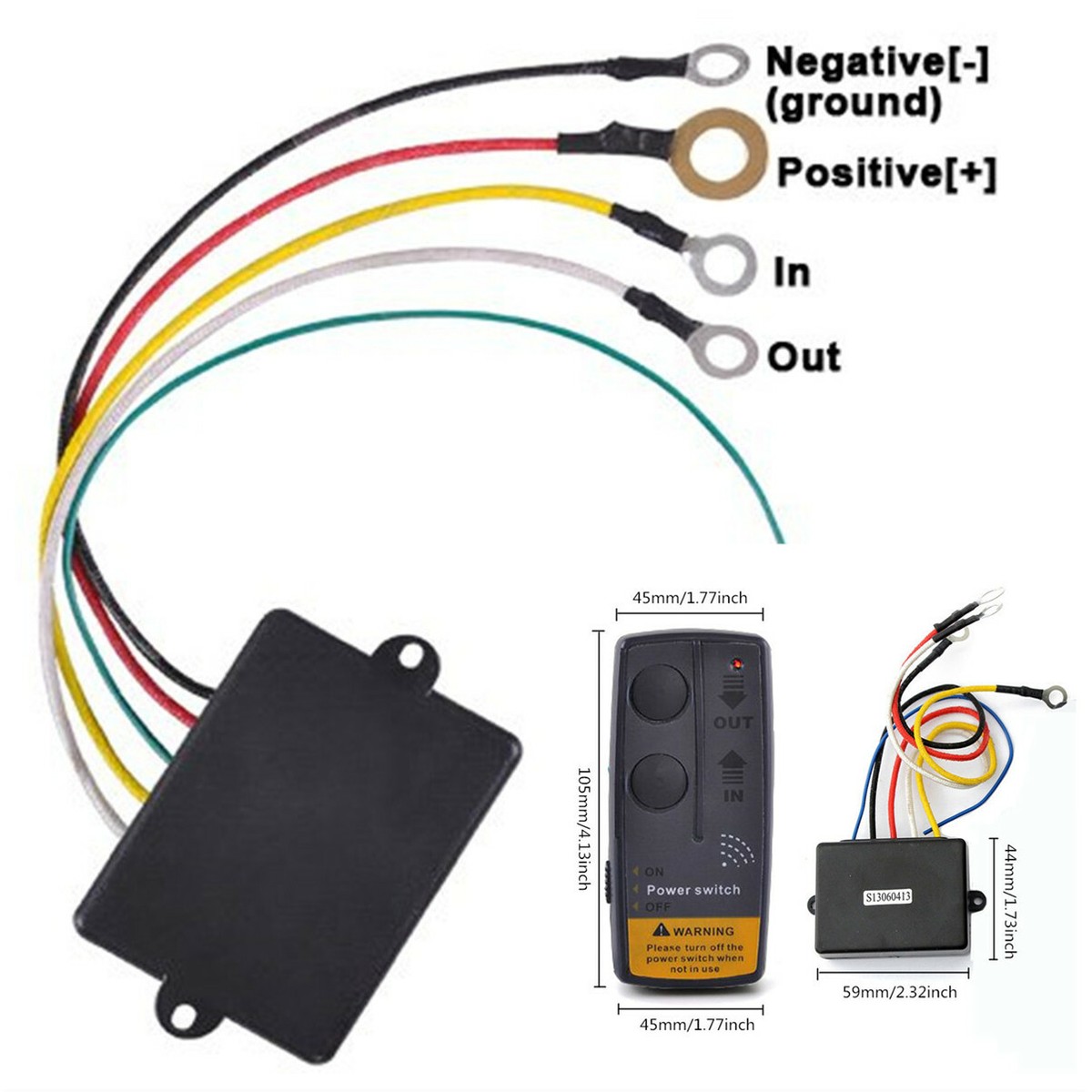 Wireless Winch Remote Control Kit Wireless Remote Control Switch 1