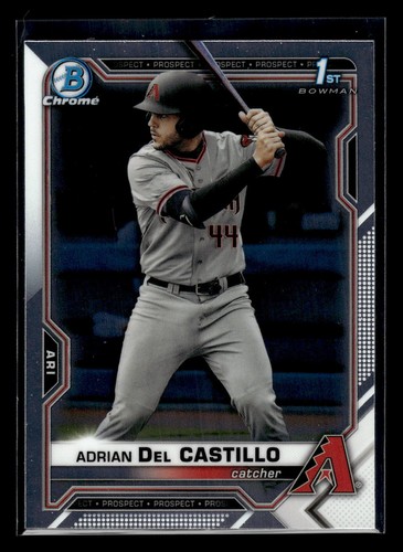 2021 Bowman Draft #BDC-108 Adrian Del Castillo 1st Mint Chrome ...