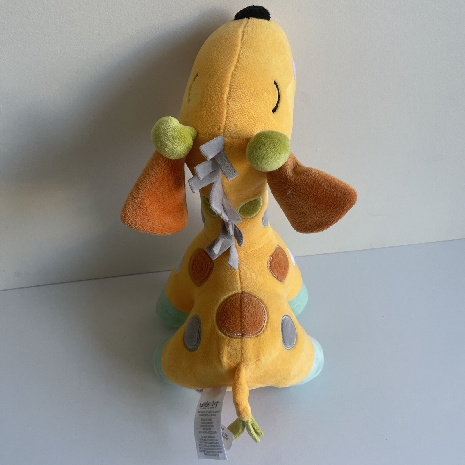 Lambs & Ivy Giraffe Plush Happi by Dena Soft Toy Animal Baby Flapjack ...