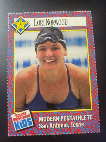 1991 Sports Illustrated Si for Kids track Lori Norwood runner RC card ...