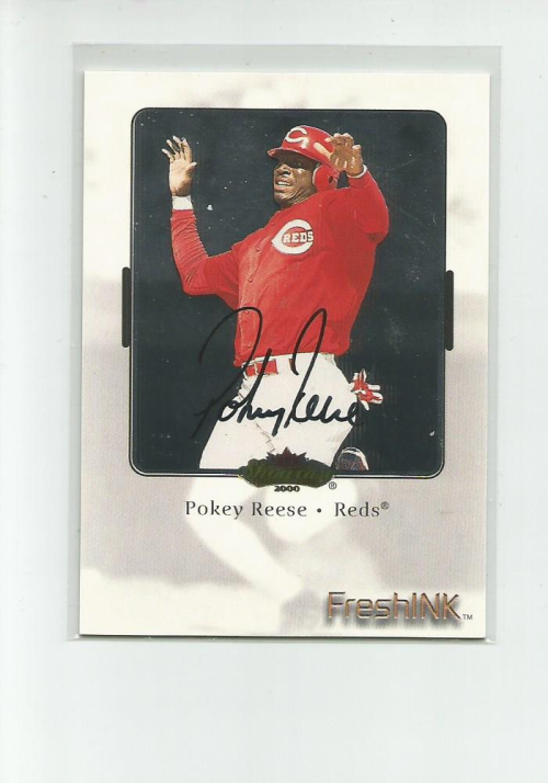 2000 FLEER SHOWCASE FRESH INK #33 POKEY REESE AUTO | eBay