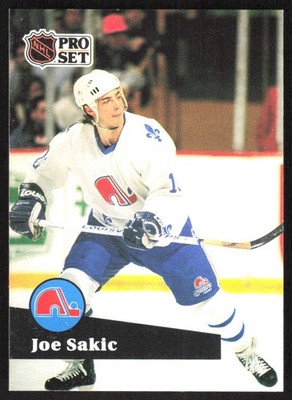 6013H 1991-92 Pro Set #199 Joe Sakic | eBay