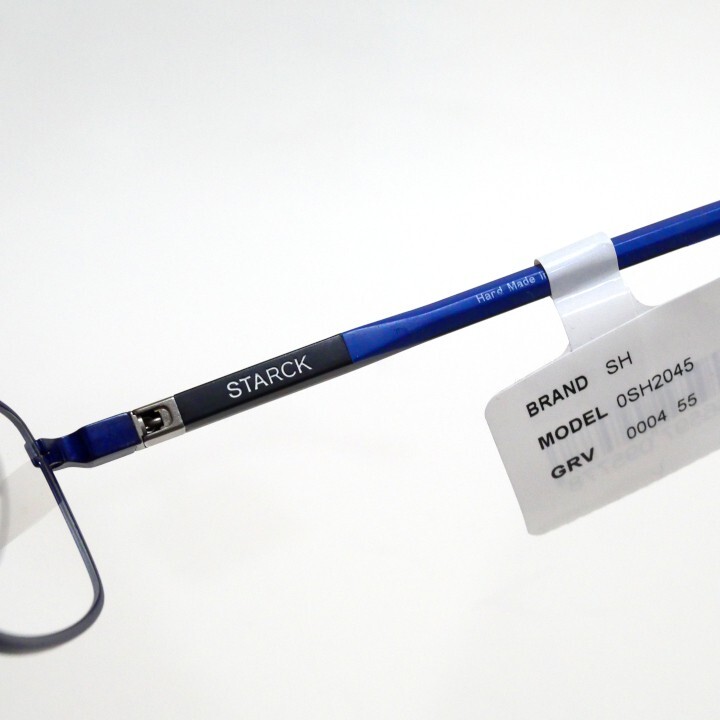 STARCK EYES SH2045 0004 BIOTECH Eyeglass Frame Blue & Black NEW | eBay