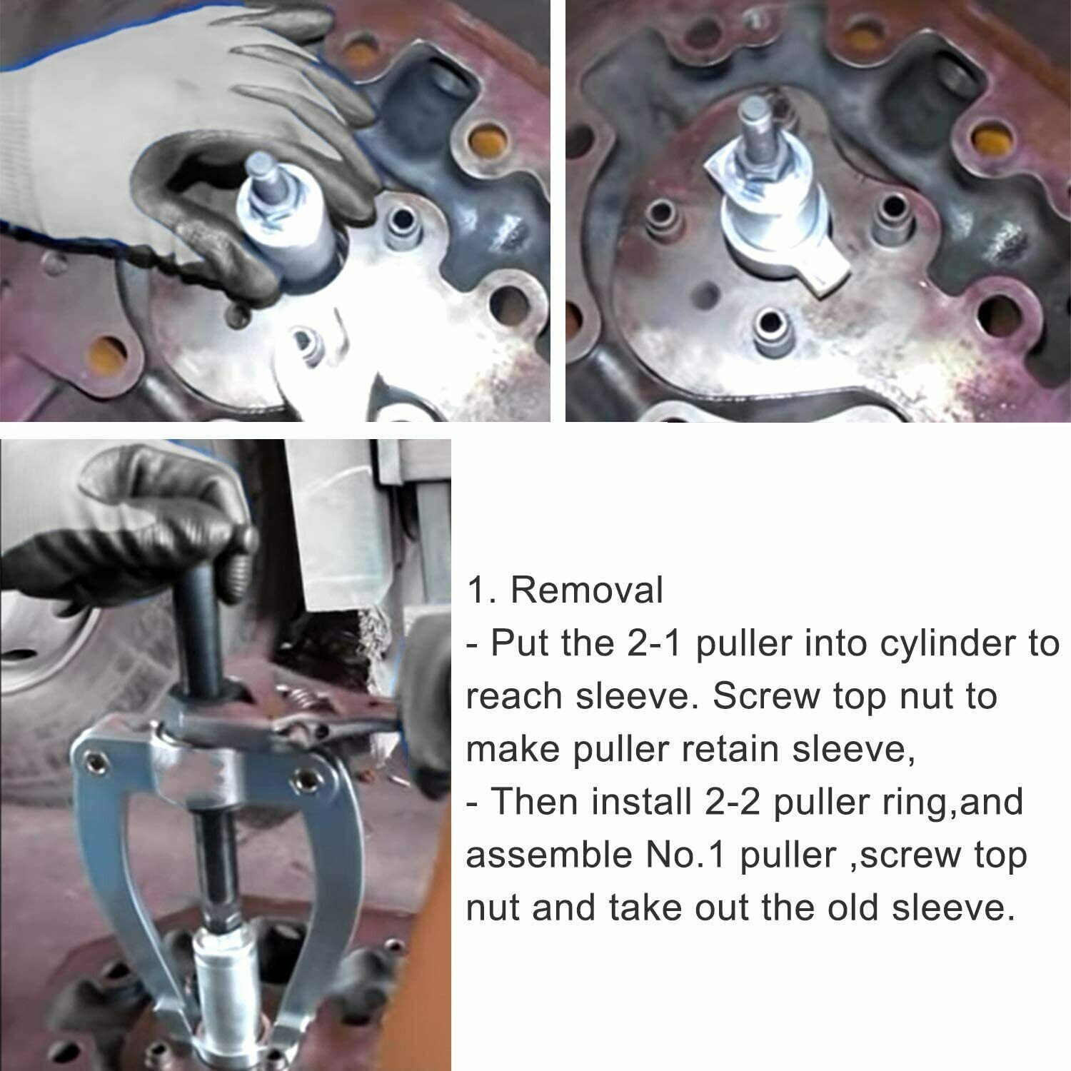 Injector Sleeve Remover & Installer Tool for Volvo FM and Mack MP7 MP8 ...