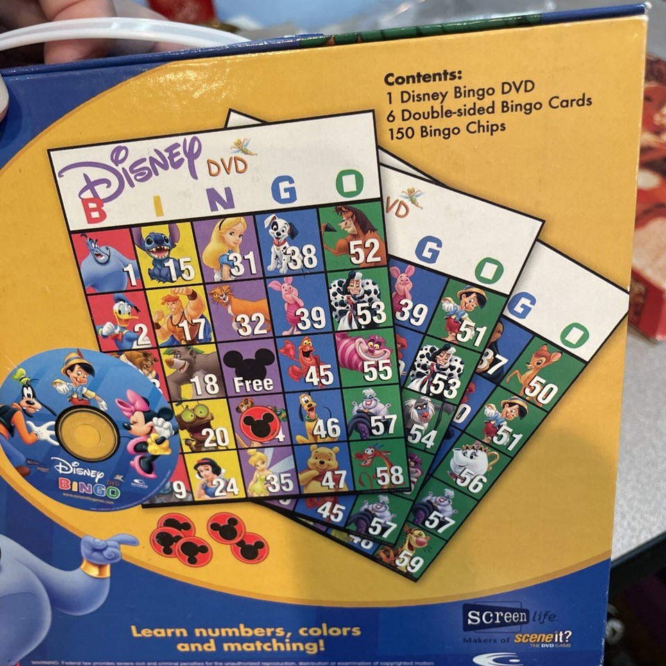 Disney DVD Bingo (DVD / HD Video Game) 852877000757 | eBay