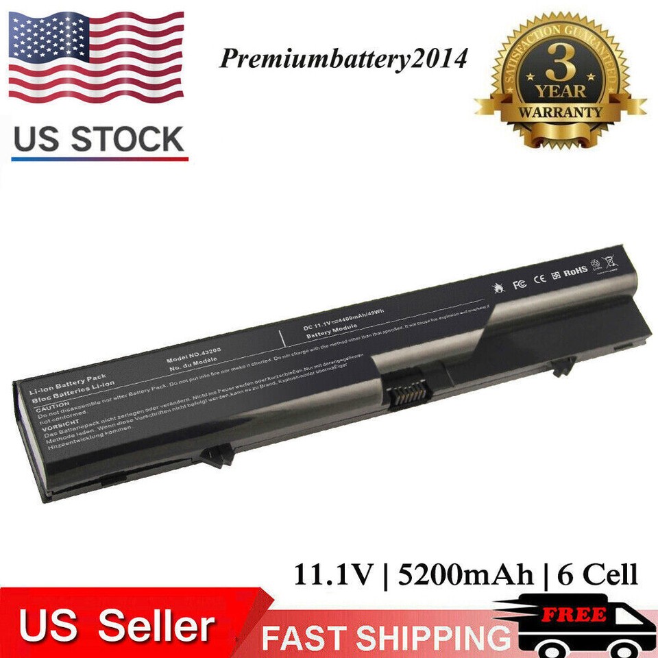 Battery PH06 For HP 620 625 Probook 4520s 4525s 4320s 4420s HSTNN-LB1A ...