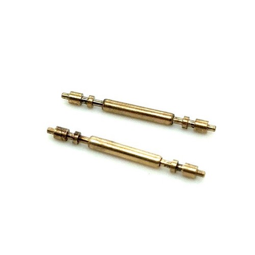 Authentic Rolex Day Date 18k Solid Yellow Gold Spring Bar Pins New old ...