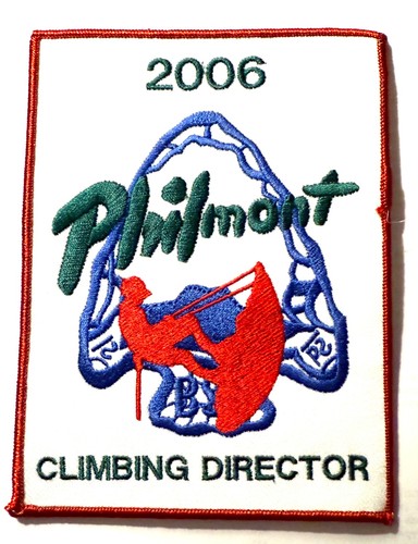 2006 Philmont National Camp School Climbing Director Jacket Patch 4.5x6 ...