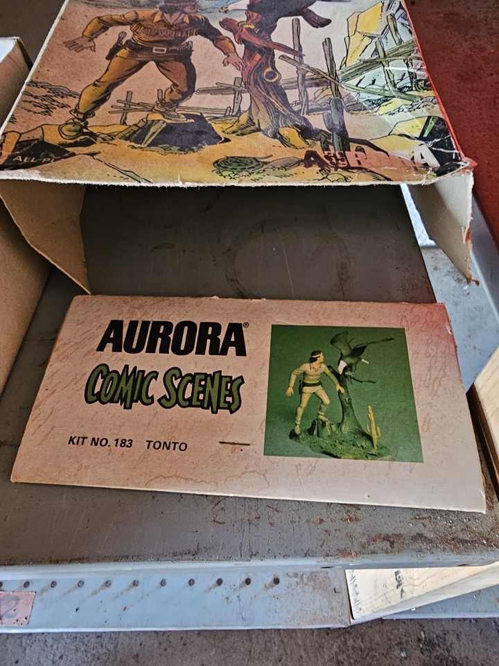 Aurora Comic Scenes 1974 Tonto (Lone Ranger) Vintage Rare Kit Revell Airfix | eBay UK