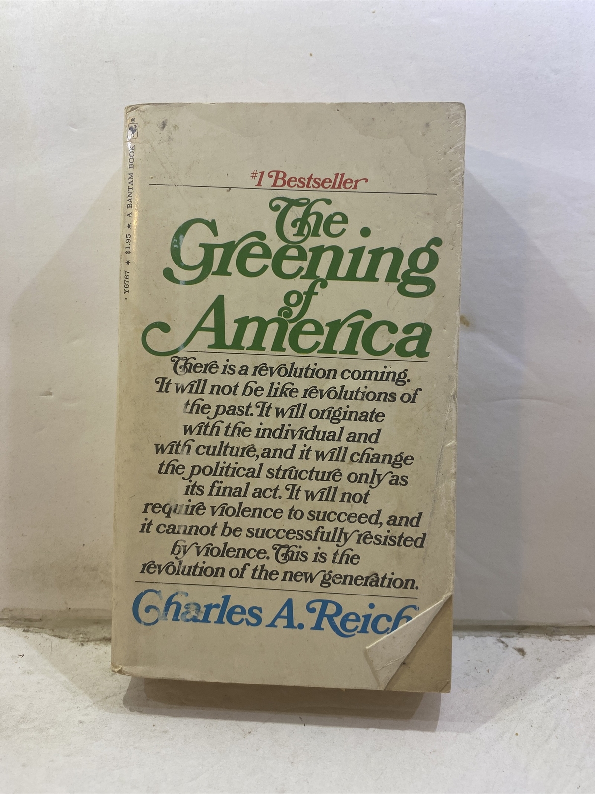 The Greening Of America - Charles A. Reich (Paperback, 1972) | eBay