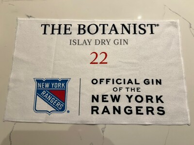 New York NY Rangers Hockey The Botanist Islay Dry Gin 22 Towel | eBay
