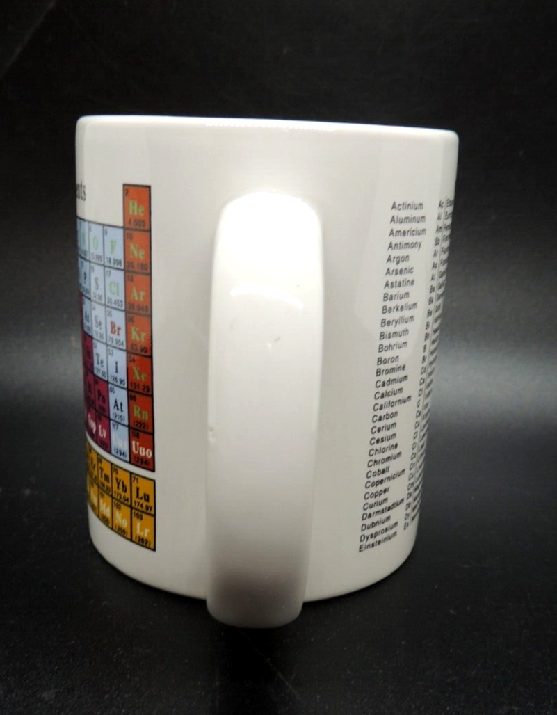 Periodic Table Of The Elements Coffee Tea Mug Cup Chemistry Science ...