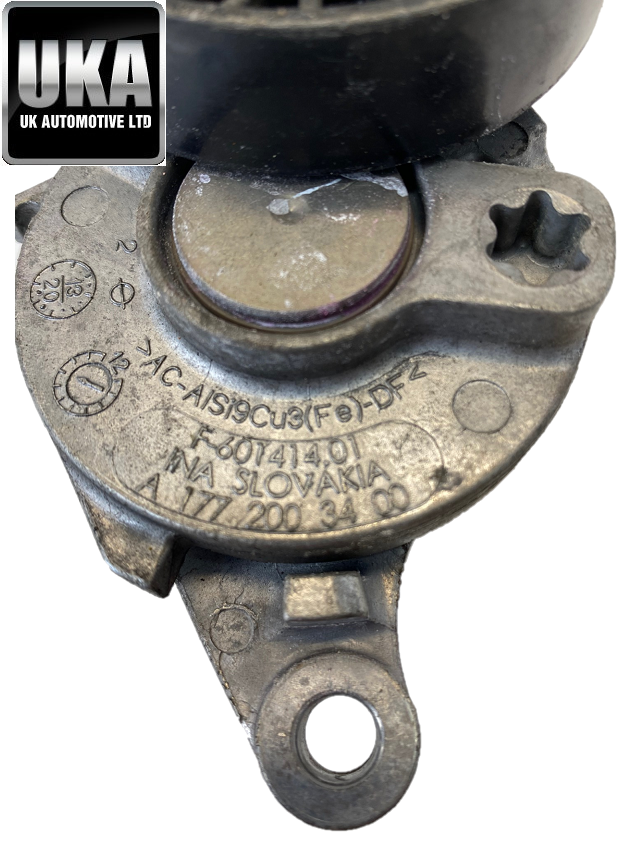 Belt tensioner A1772003400 Mercedes C63 4.0 AMG V8 2018 auxiliary fan ...