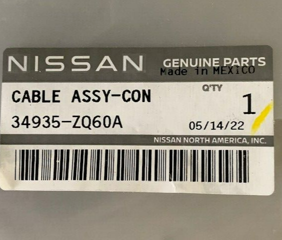 2004-2012 Nissan Armada, Titan Automatic Transmission Shifter Cable ...