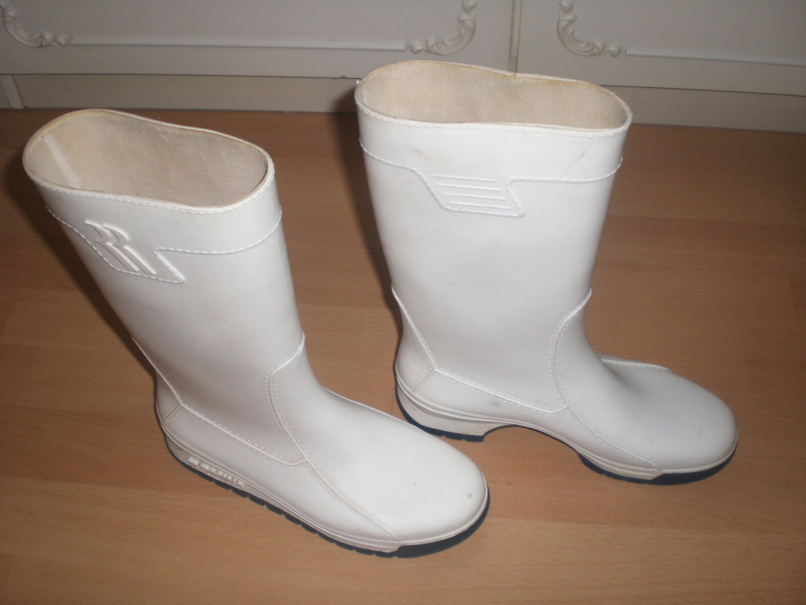 Vintage Romika Gummi Stiefel West Germany in weiß Gr.38 | eBay.de